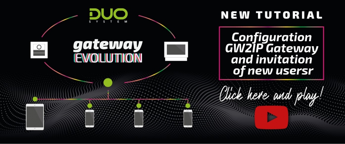 Guarda il nuovo tutorial sul gateway!